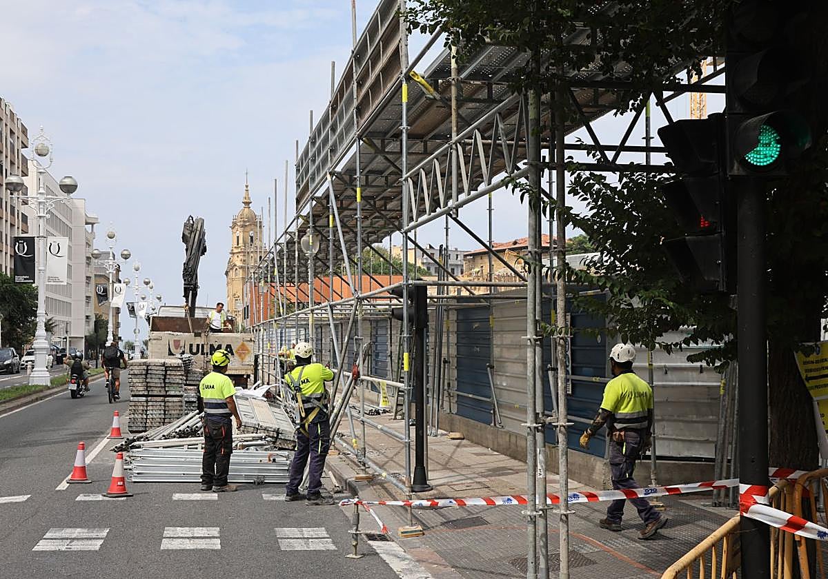 El GOe de Manteo inicia una nueva fase de obras con la construcción de la estructura del ...